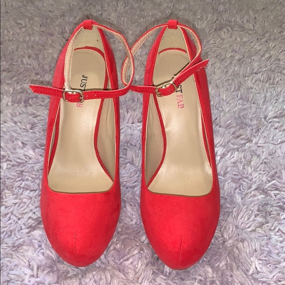 JustFab | Shoes | Bold Red Pump Stilettos | Poshmark